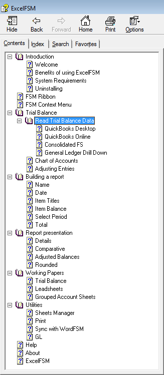 Excel FSM | QuickBooks Online | Financial Statement Masters